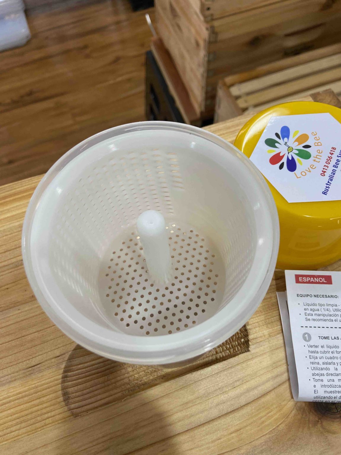 Sgar shaker test, varroa mite