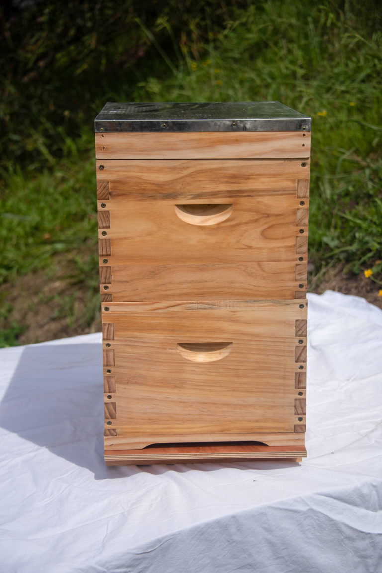 10 frame 2 Beehive Boxes ASSEMBLED (Wax Dipped)