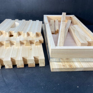 Wooden Nuc Box 5 frames ASSEMBLED (RAW)