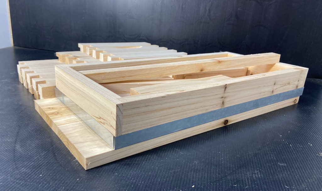 Wooden Nuc Box 5 frames ASSEMBLED (RAW)