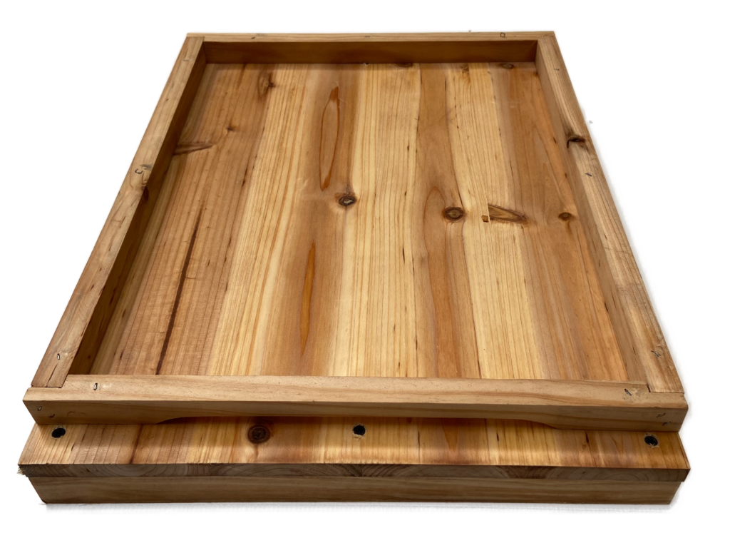 Beehive Base - 10 Frame Wax-dip (Bottom board)