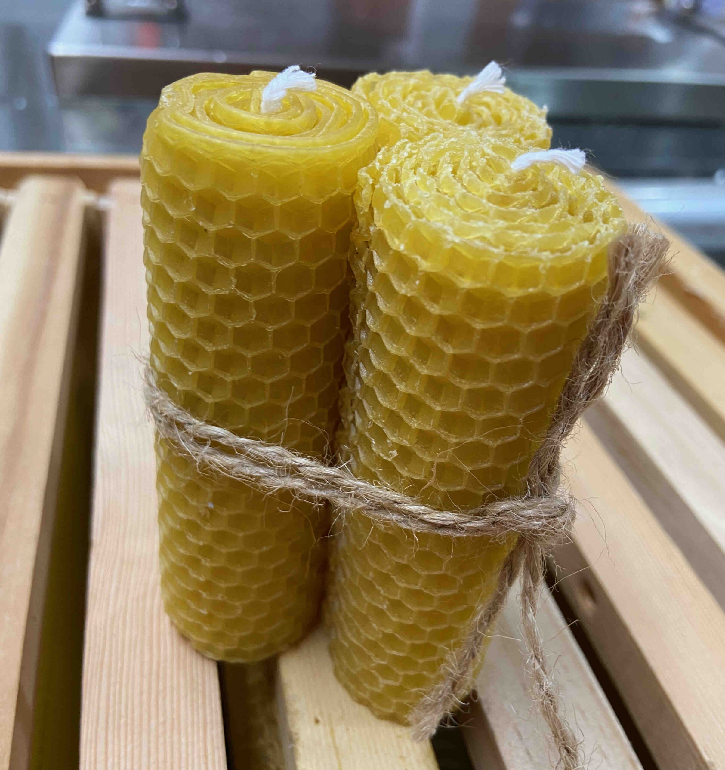 Hand rolled 100% Pure Beeswax Candles - Australian Bee Supplies