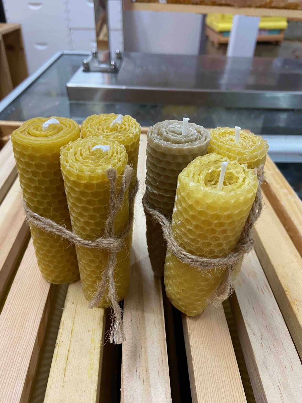 Hand rolled 100% Pure Beeswax Candles - Australian Bee Supplies