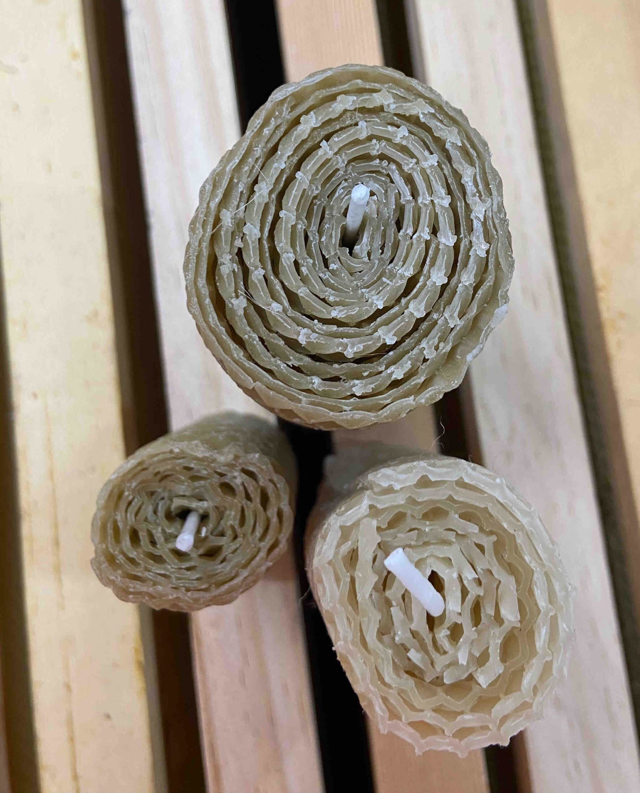 Hand rolled 100% Pure Beeswax Candles - Australian Bee Supplies