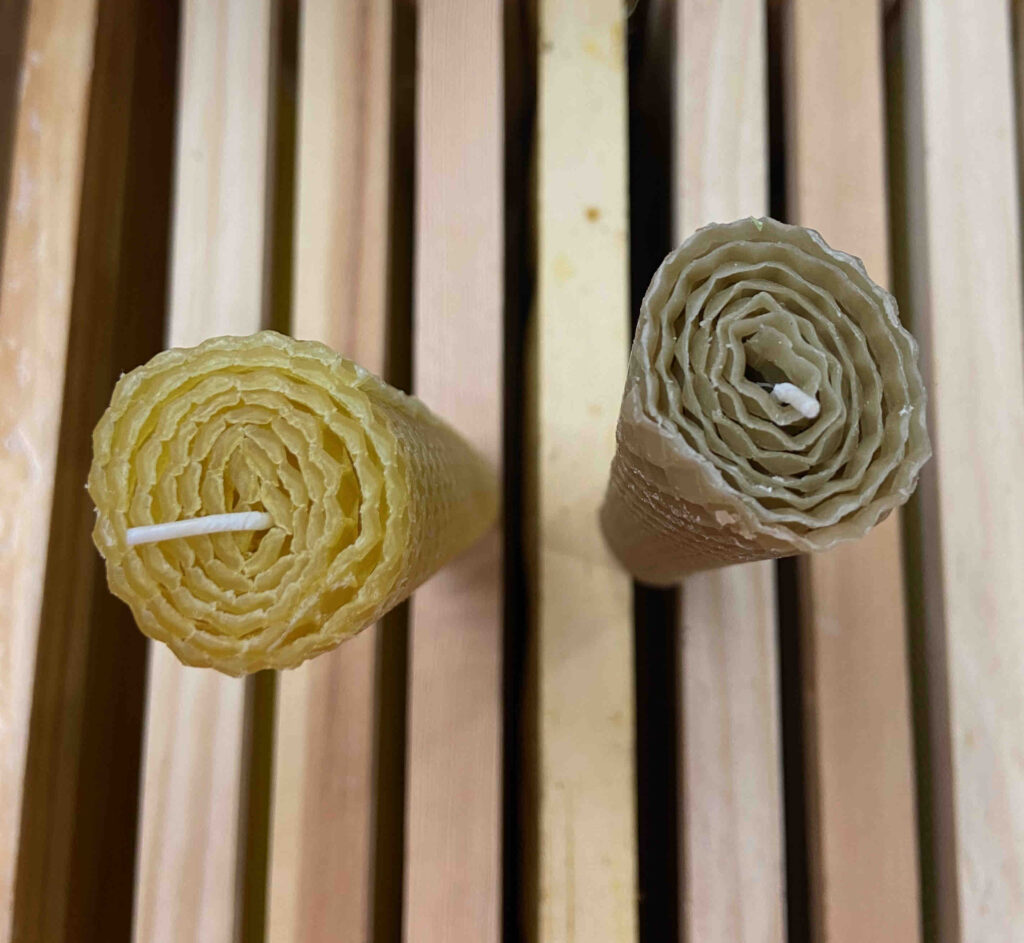 Hand rolled 100% Pure Beeswax Candles - Australian Bee Supplies
