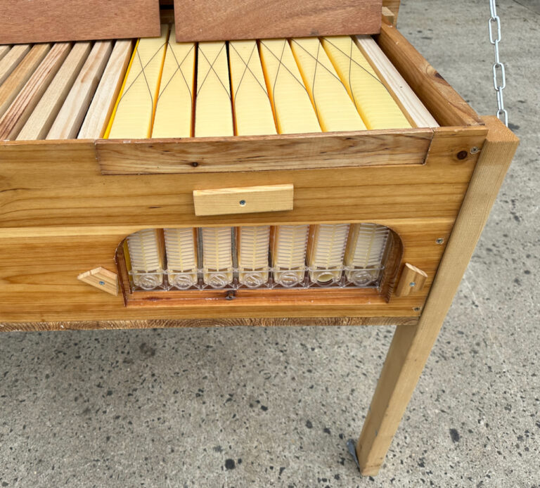 Beehive Long Langstroth UNASSEMBLED Wax Dipped 28 Frames Wide